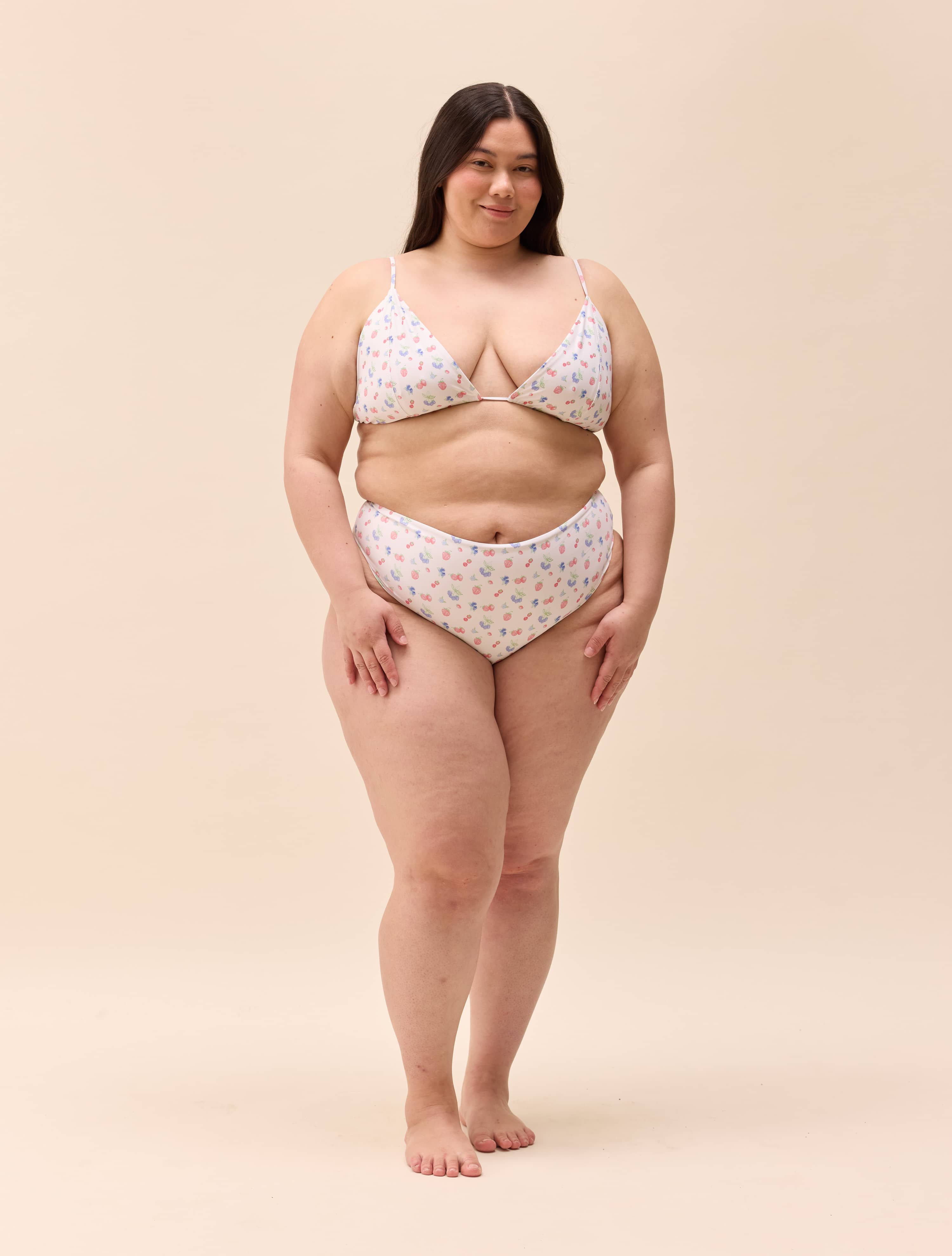 Triangle Bikini Top Summer Berries - Djerf Avenue